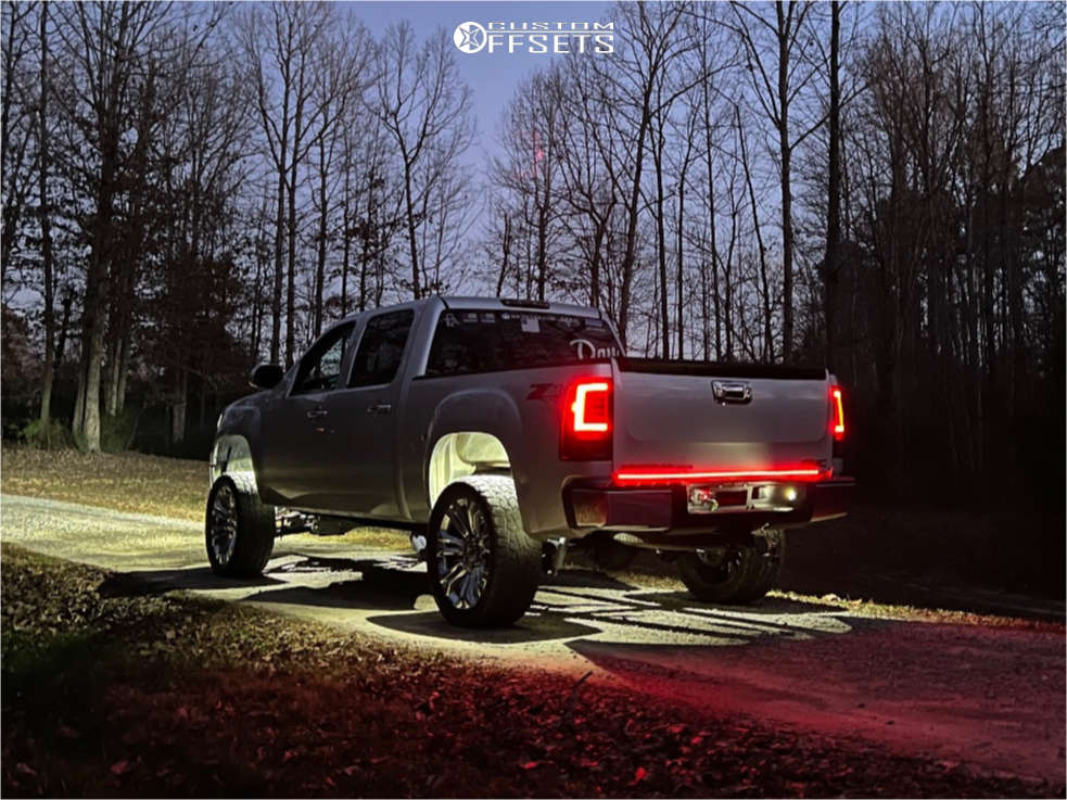 2012 GMC Sierra 1500 with 22x9 24 OE Revolution 158 and 33/12.5R22 Toyo ...