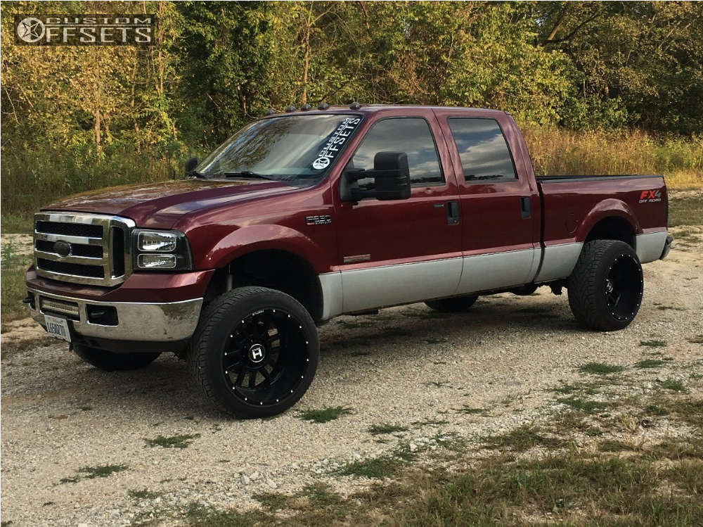 2004 Ford F-250 Super Duty with 22x14 -76 Hostile Gauntlet and 305 ...