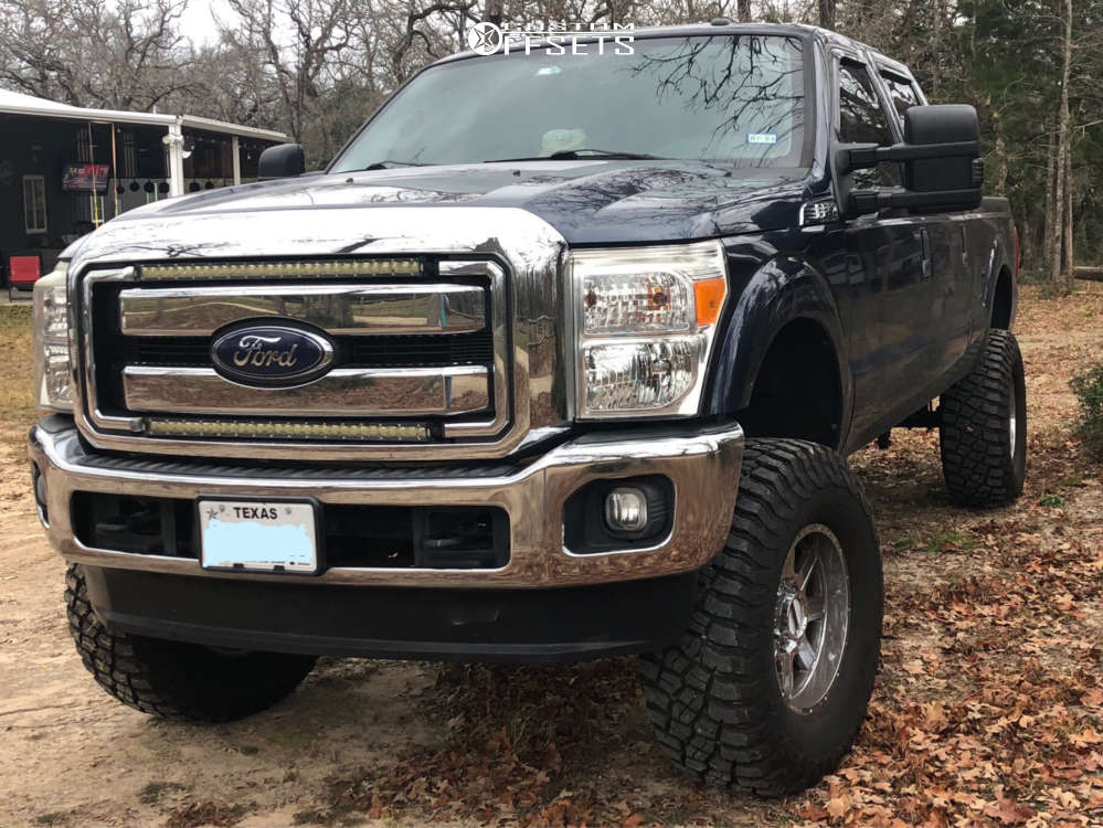 2015 Ford F-250 Super Duty with 18x9 -12 Raceline Hostage and 37/13 ...