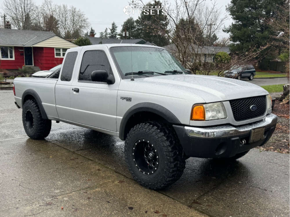 2003 Ford Ranger with 15x10 -43 Fuel Revolver and 32/11.5R15 Cooper ...