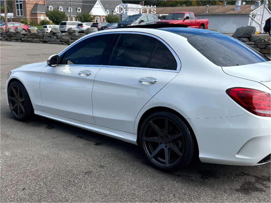 2016 Mercedes-Benz C300 with 19x8.5 35 Rohana Rc7 and 225/40R19 Lexani ...