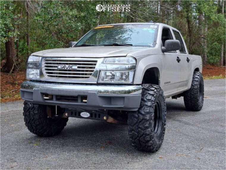 2005 GMC Canyon with 17x9 -12 Rough Country Steel Wheel and 35/12.5R17 ...