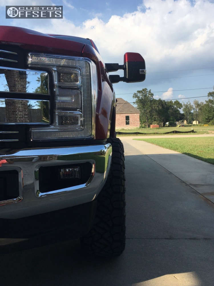 2017 Ford F-250 Super Duty with 20x9 1 Fuel Triton and 295/65R20 Nitto ...