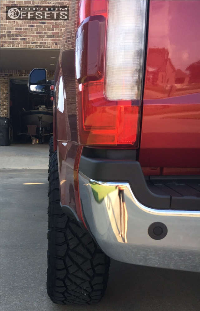 2017 Ford F-250 Super Duty with 20x9 1 Fuel Triton and 295/65R20 Nitto ...