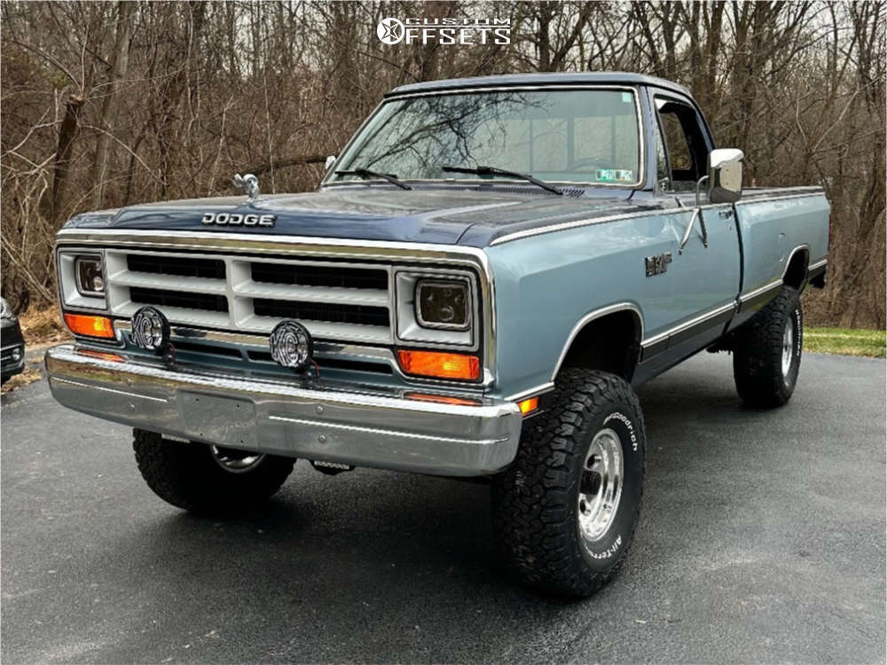 1987 Dodge W100 with 15x8 -19 Ultra Type 164 and 33/12.5R15 BFGoodrich ...