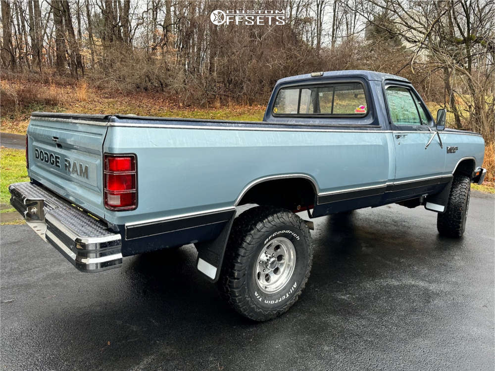 1987 Dodge W100 with 15x8 -19 Ultra Type 164 and 33/12.5R15 BFGoodrich ...