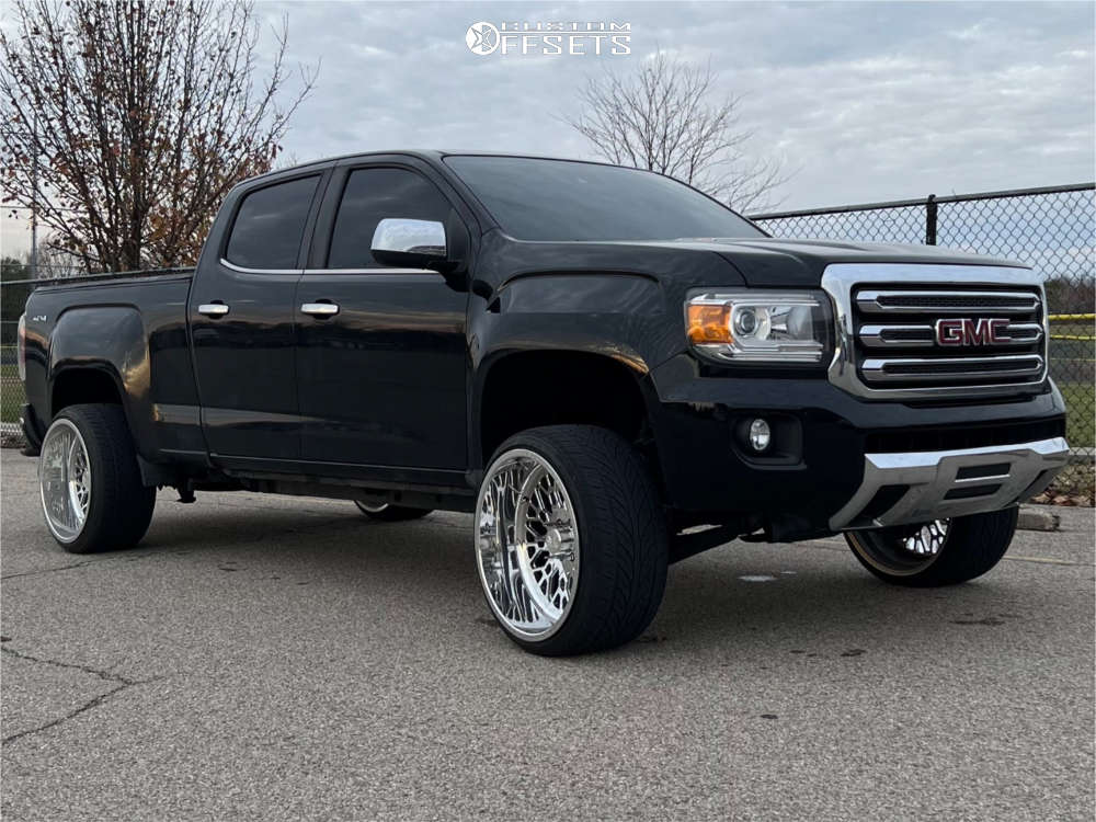 2017 GMC Canyon with 22x12 -44 Liberty Forged Lbty15 and 295/30R22 ...