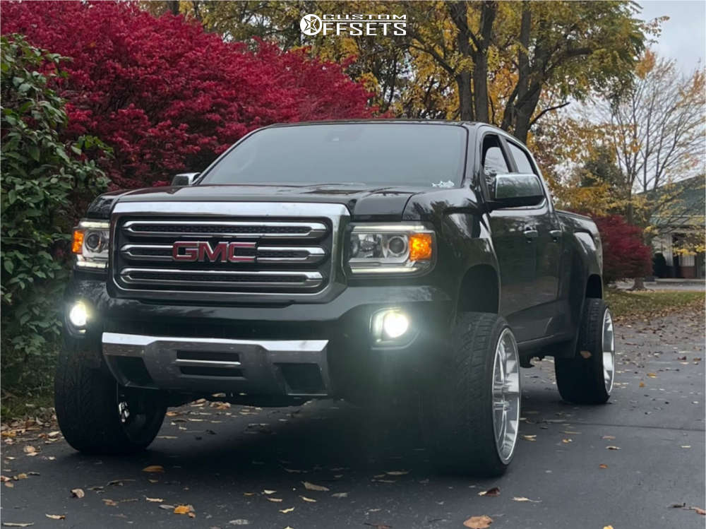 2017 GMC Canyon with 22x12 -44 Liberty Forged Lbty15 and 295/30R22 ...
