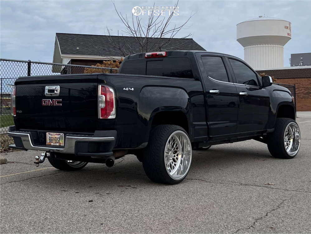 2017 GMC Canyon with 22x12 -44 Liberty Forged Lbty15 and 295/30R22 ...