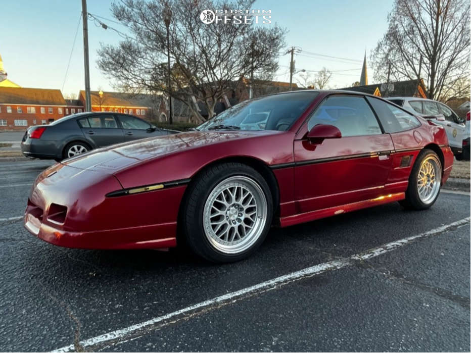 1987 Pontiac Fiero with 17x8 35 Aodhan Ah02 and 215/45R17 Vercelli ...