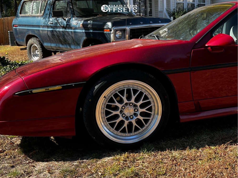 1987 Pontiac Fiero with 17x8 35 Aodhan Ah02 and 215/45R17 Vercelli ...