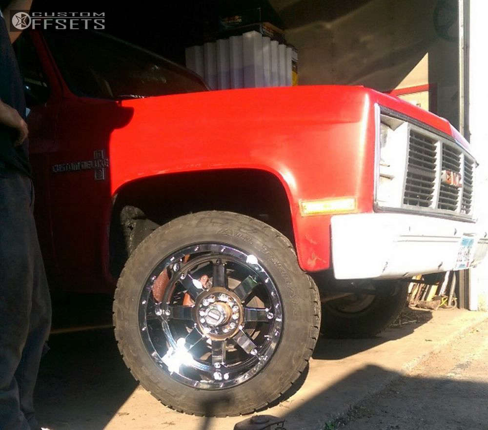 1984 Chevrolet K10 with 20x12 -44 Gear Off-Road Big Block and 305/50R20 ...
