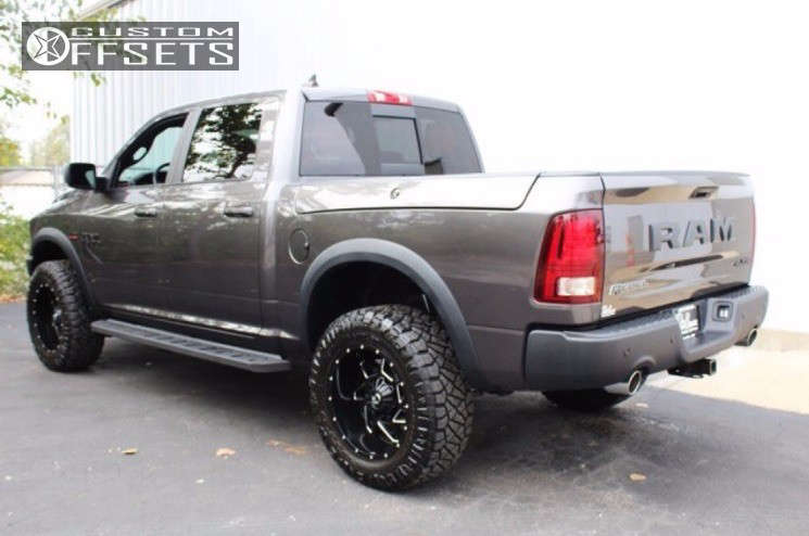 2016 Ram 1500 with 20x10 -24 Dropstars 652bm and 35/12.5R20 Nitto Ridge ...
