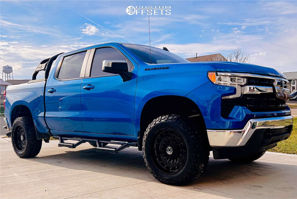 2023 Chevrolet Silverado 1500 with 20x10 -18 Anthem Off-Road Viper and ...