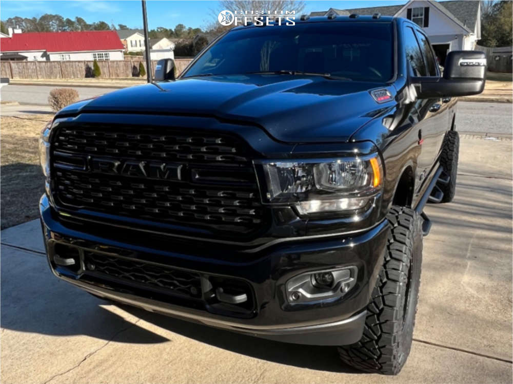 2023 Ram 2500 with 17x8.5 0 Method Grid and 37/13.5R17 Nitto Ridge ...