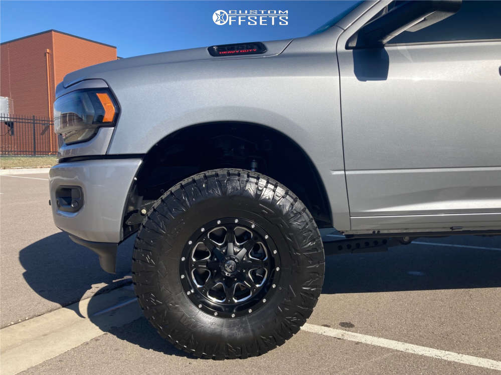 2022 Ram 2500 with 17x9 -12 Fuel Boost and 37/12.5R17 Maxxis Razr AT ...