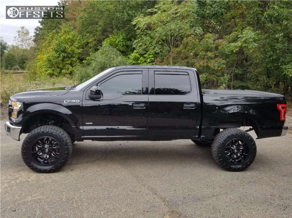 2016 Ford F-150 with 20x10 -18 Fuel Sledge and 35/12.5R20 Nitto Ridge ...