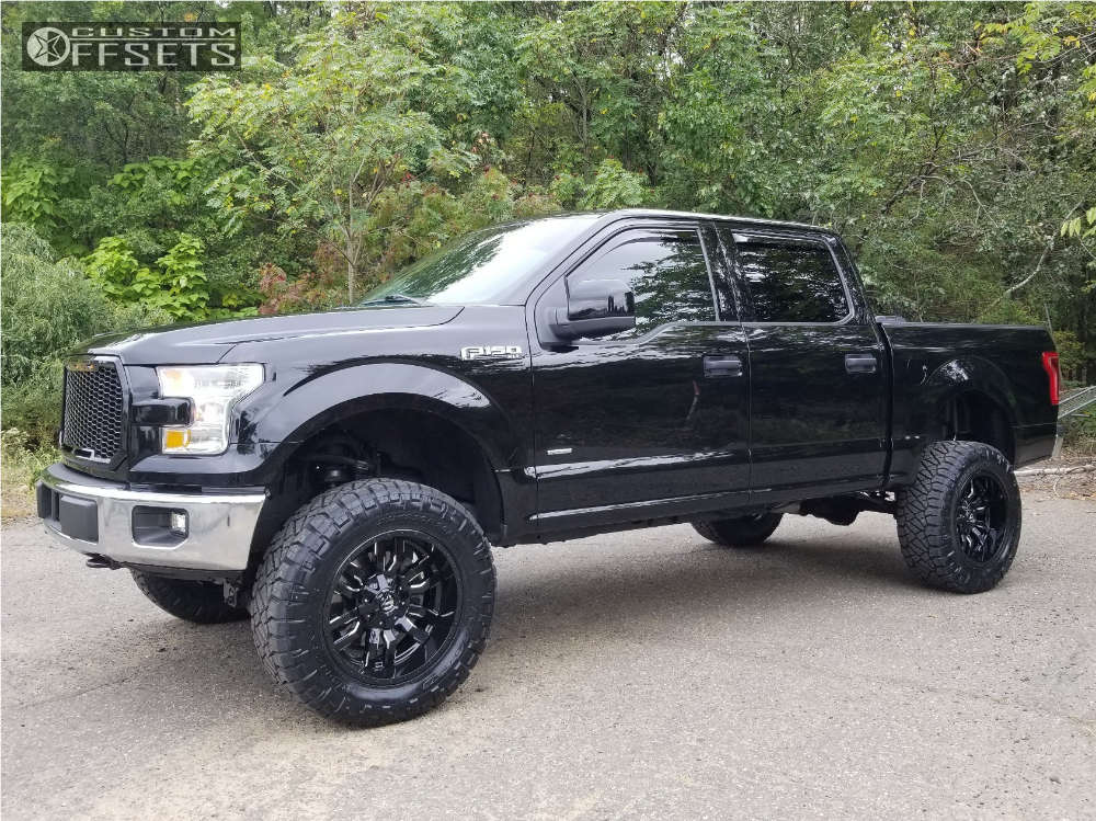 2016 Ford F-150 with 20x10 -18 Fuel Sledge and 35/12.5R20 Nitto Ridge ...
