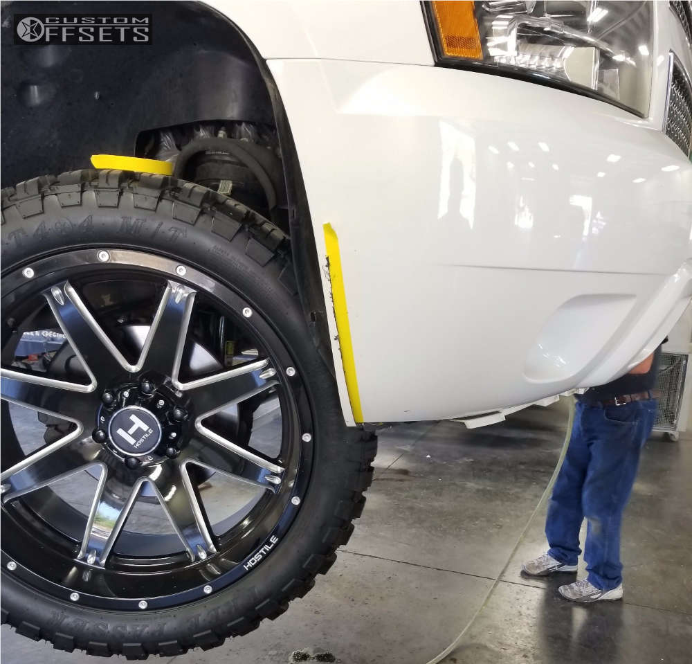 2008 Chevrolet Avalanche with 22x10 -25 Hostile Alpha and 33/12.5R22 ...