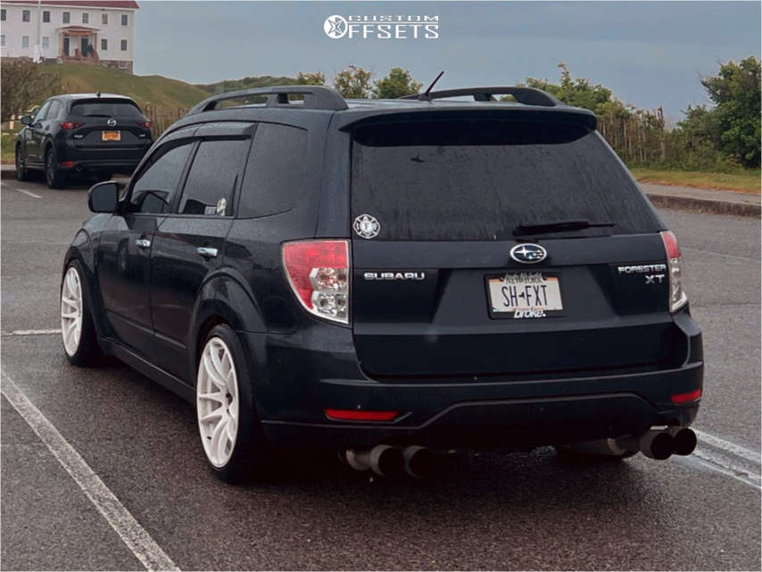2010 Subaru Forester with 18x9.5 35 Vors Tr4 and 235/45R18 Hankook ...