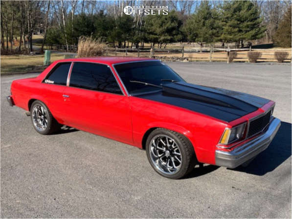 1978 Chevrolet Malibu with 18x9.5 1 US Mags Rambler and 275/35R18 ...