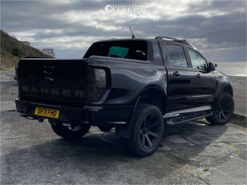 2021 Ford Ranger with 20x9.5 15 RTG Lenso and 33/12.5R20 Atturo Trail ...