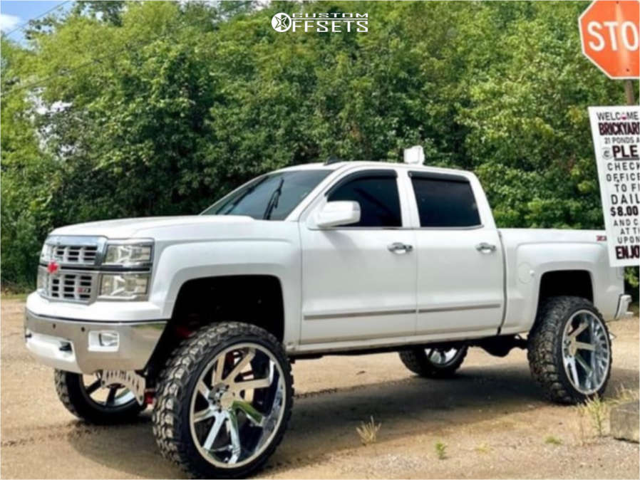 2015 Chevrolet Silverado 1500 with 26x14 -81 ARKON OFF-ROAD Lincoln and ...