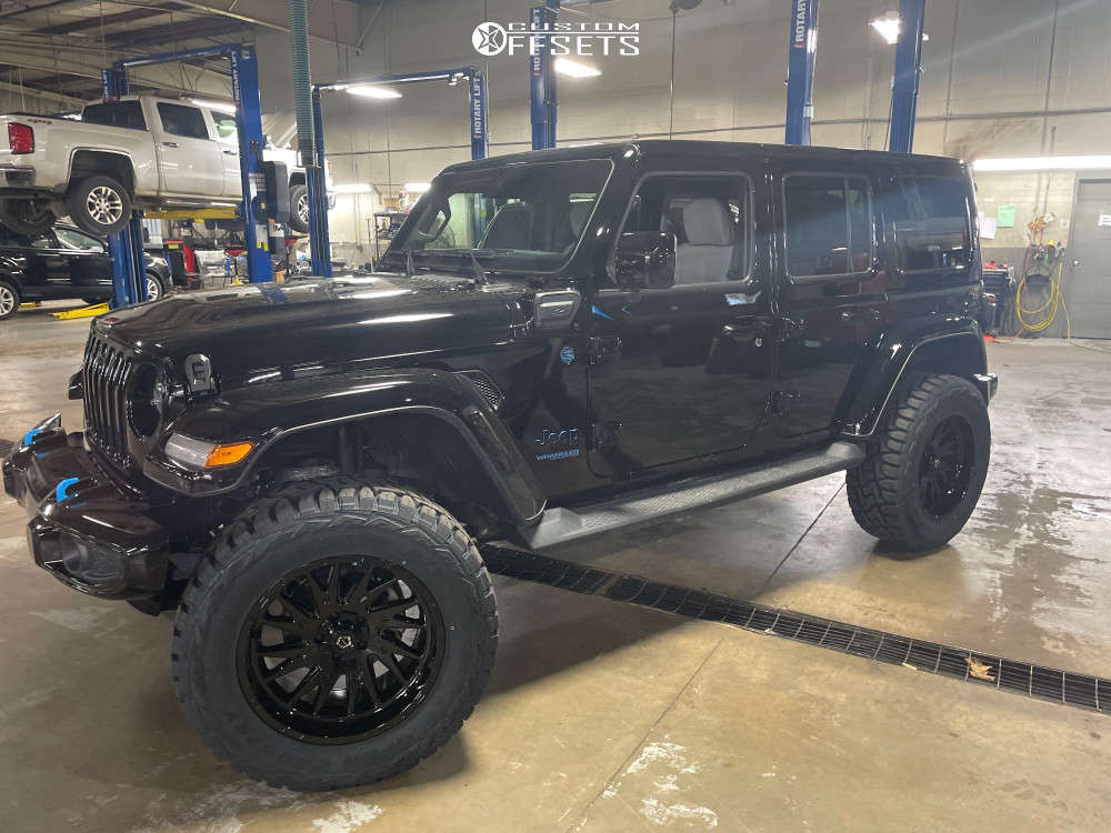 2023 Jeep Wrangler with 20x9 0 TIS 547b and 35/12.5R20 Toyo Tires Open ...