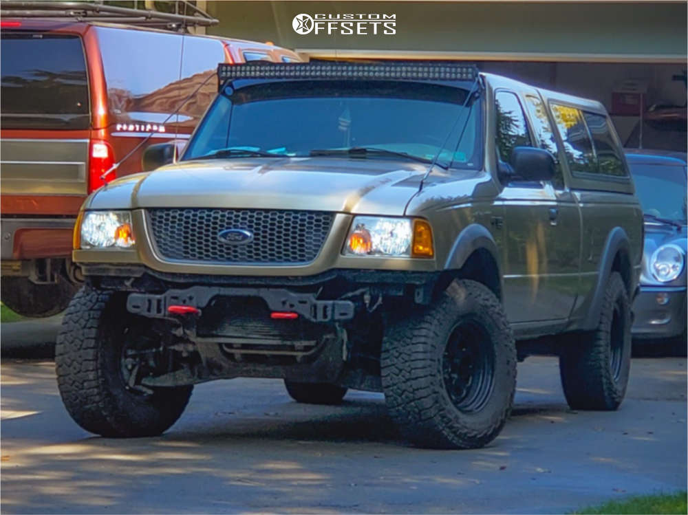 2001 Ford Ranger with 15x8 -19 Vision D Window and 31/10.5R15 Falken ...