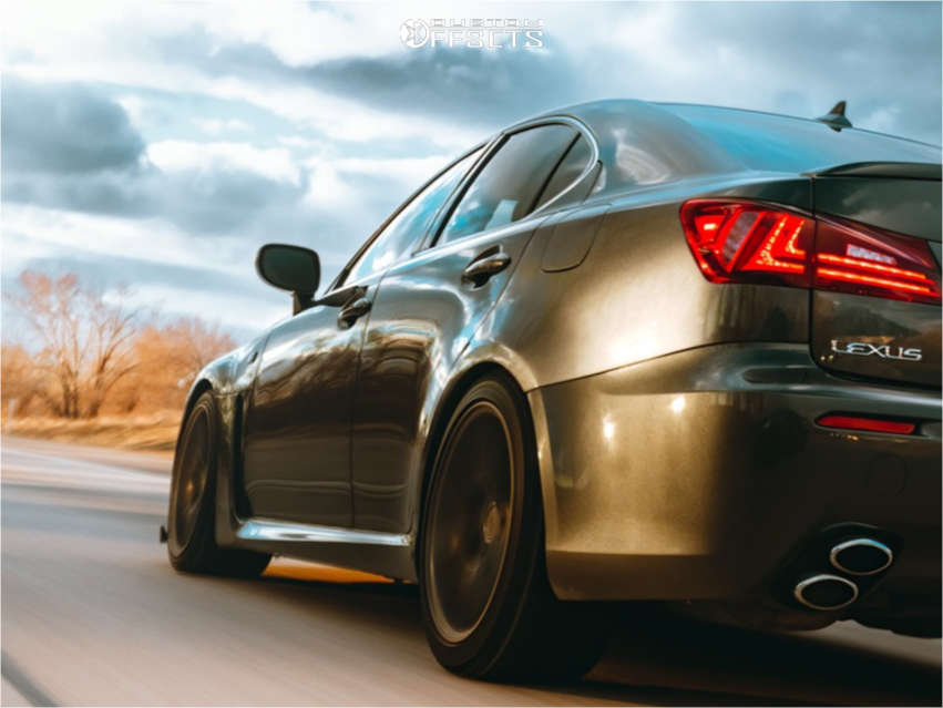 2008 Lexus IS F with 18x9.5 40 Niche Misano and 275/35R18 Continental ...