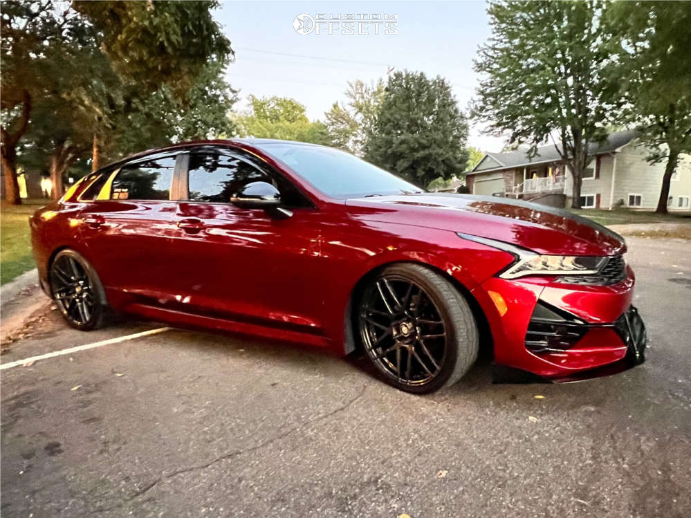 2022 Kia K5 with 20x8.5 38 Curva C3 and 245/35R20 Toyo Tires Extensa Hp ...