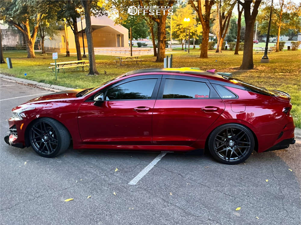 2022 Kia K5 with 20x8.5 38 Curva C3 and 245/35R20 Toyo Tires Extensa Hp ...