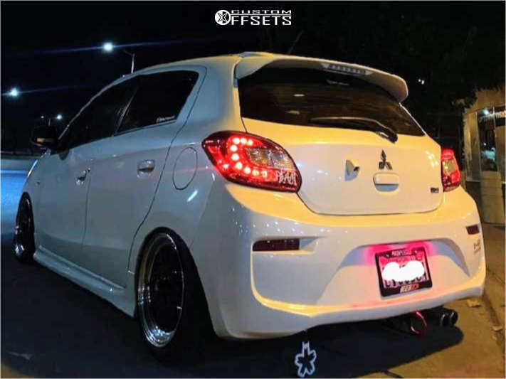 2020 Mitsubishi Mirage with 15x7 38 Enkei Enkei92 and 175/50R15 Iris ...