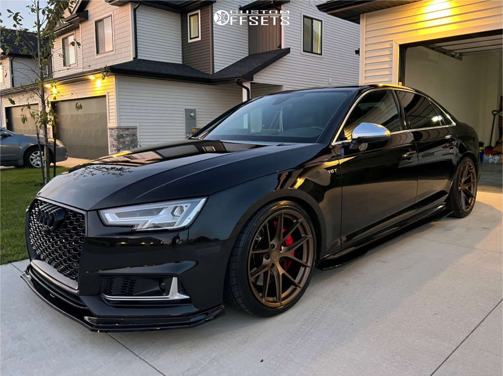 2018 Audi S4 with 19x9.5 35 Aodhan Aff7 and 255/35R19 Achilles 868 All ...