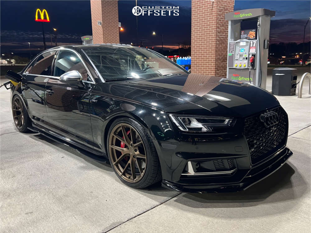 2018 Audi S4 with 19x9.5 35 Aodhan Aff7 and 255/35R19 Achilles 868 All ...