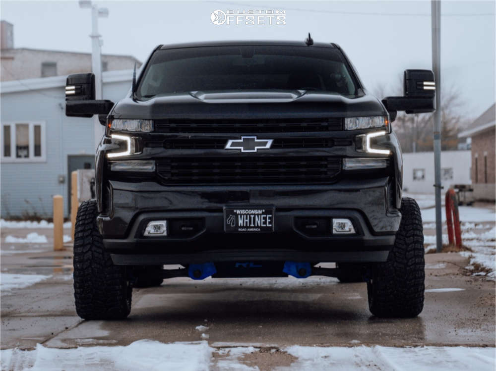 2019 Chevrolet Silverado 1500 with 22x12 -44 Anthem Off-Road Turbine ...