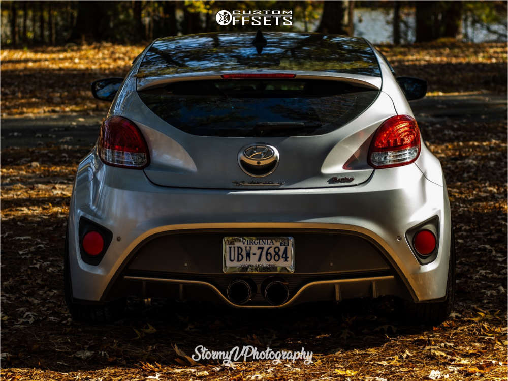 2016 Hyundai Veloster with 18x9.5 38 Enkei Tms and 225/35R18 Summit ...