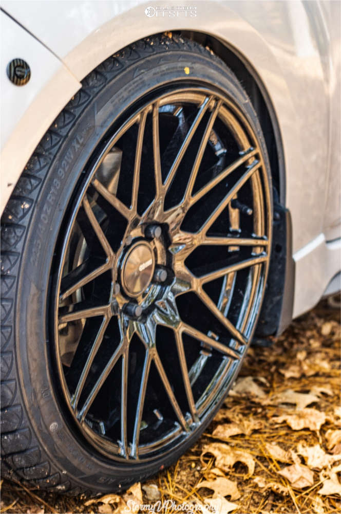 2016 Hyundai Veloster with 18x9.5 38 Enkei Tms and 225/35R18 Summit ...