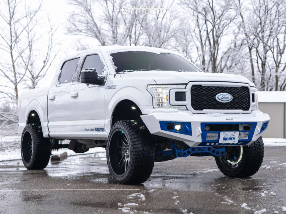 2018 Ford F-150 with 24x12 -51 ARKON OFF-ROAD Mandela and 35/12.5R24 ...