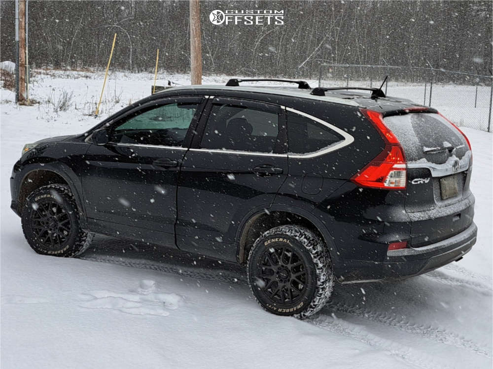 2016 Honda CR-V with 16x7 38 Vision Cross and 215/70R16 General Grabber ...
