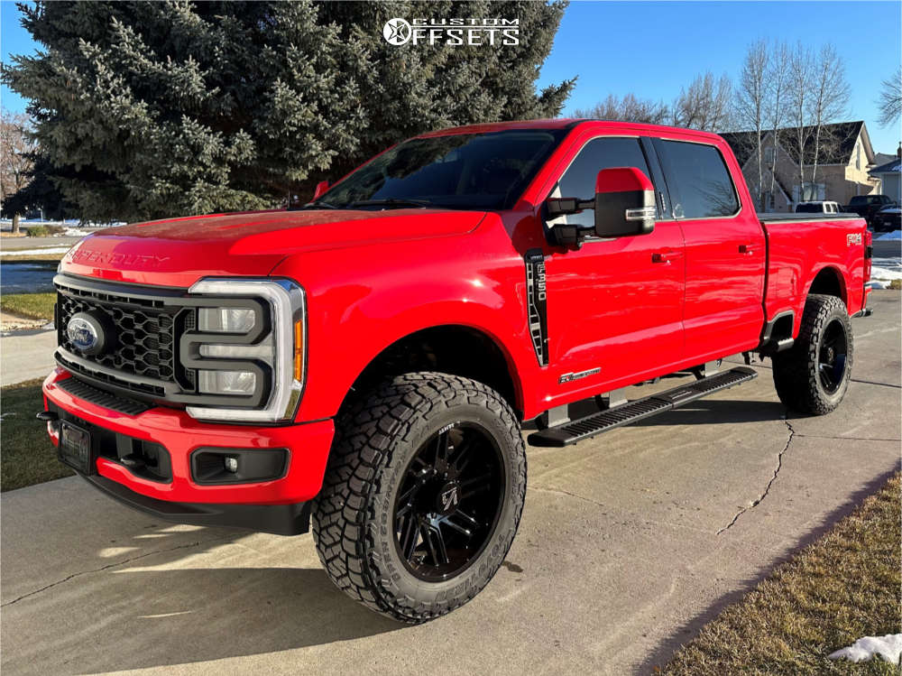 2023 Ford F-350 Super Duty with 22x10 -25 ARKON OFF-ROAD Davinci and 37 ...