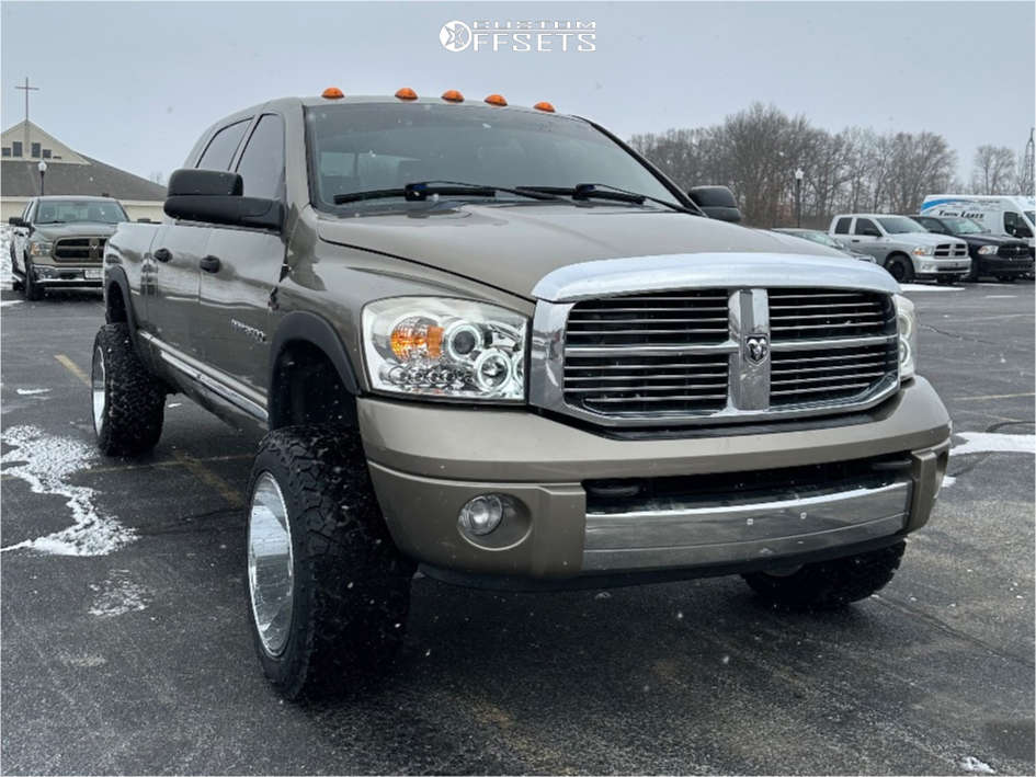 2006 Dodge Ram 3500 with 20x12 -51 Vision Brawl and 33/12.5R20 Venom ...