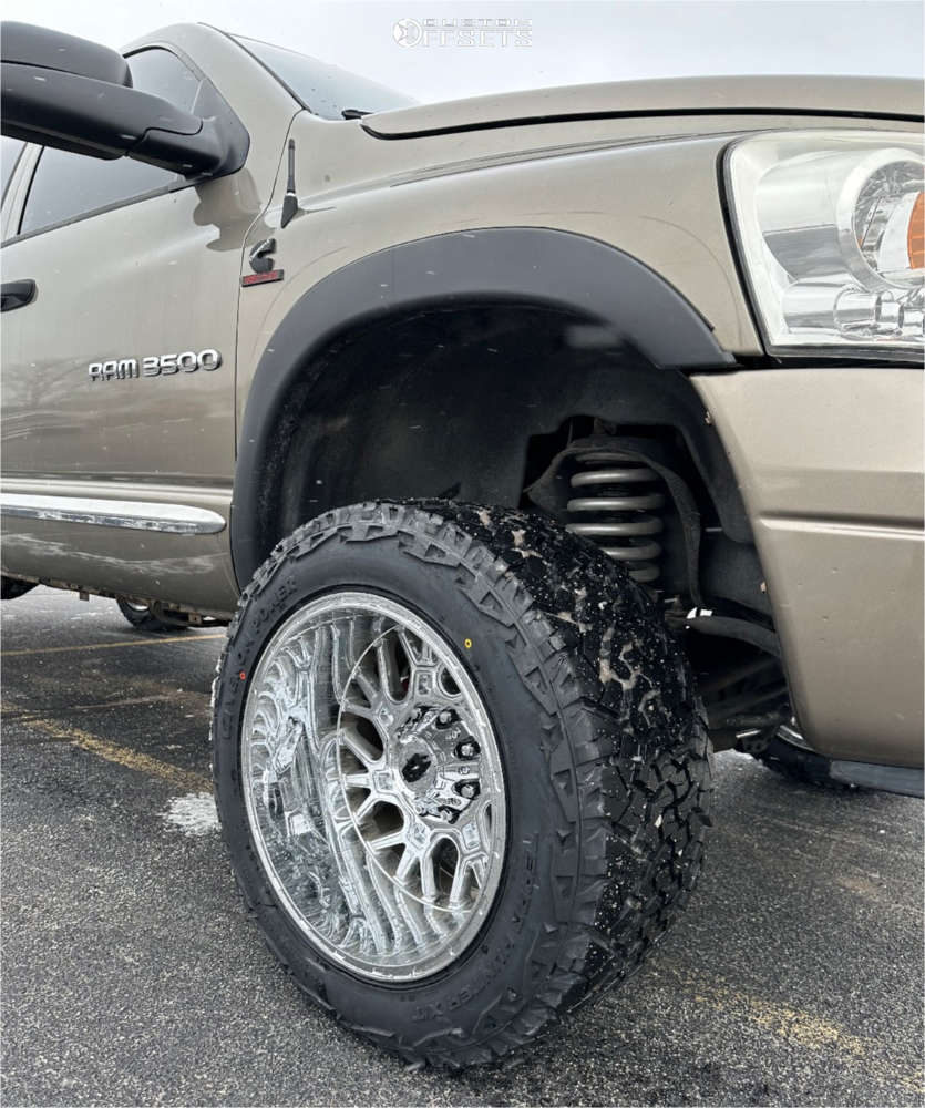 2006 Dodge Ram 3500 with 20x12 -51 Vision Brawl and 33/12.5R20 Venom ...