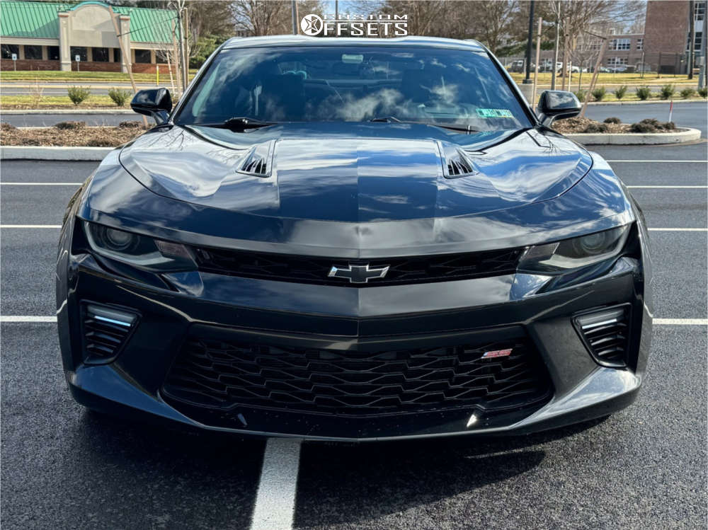 2018 Chevrolet Camaro with 20x10 23 MRR M228 and 285/30R20 Falken ...
