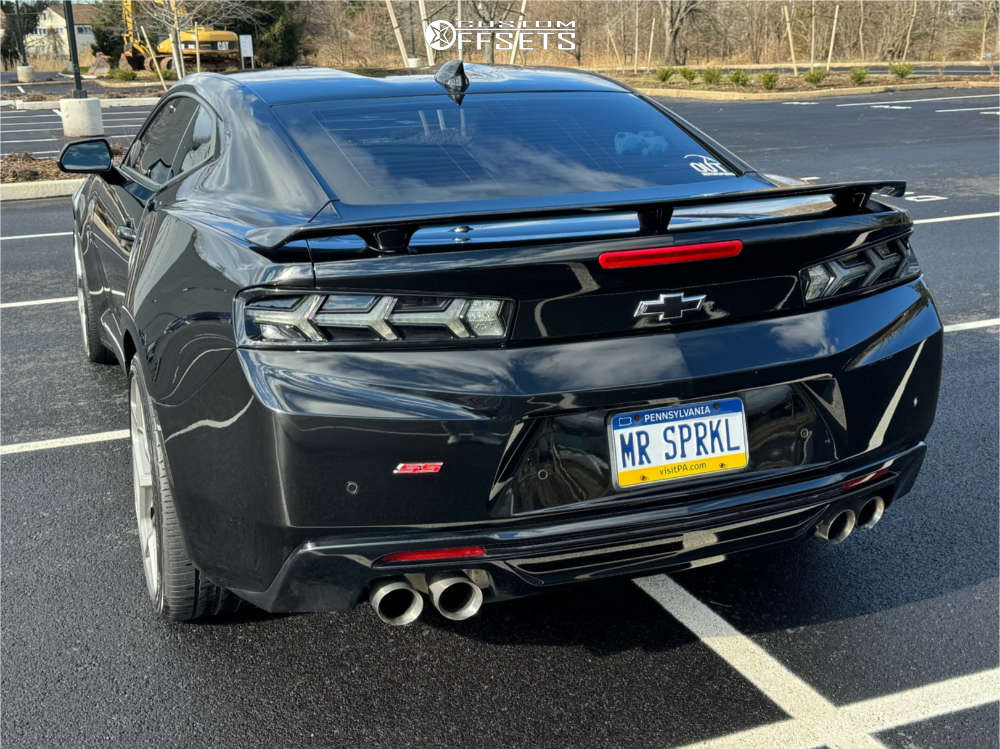 2018 Chevrolet Camaro with 20x10 23 MRR M228 and 285/30R20 Falken ...