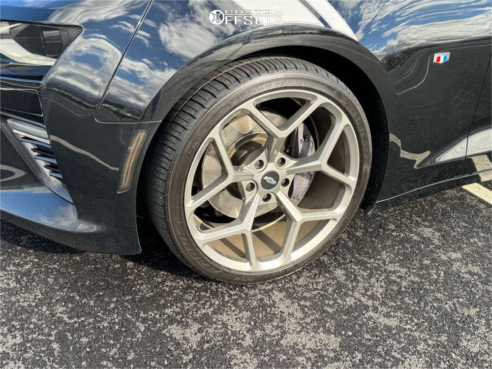 2018 Chevrolet Camaro with 20x10 23 MRR M228 and 285/30R20 Falken ...