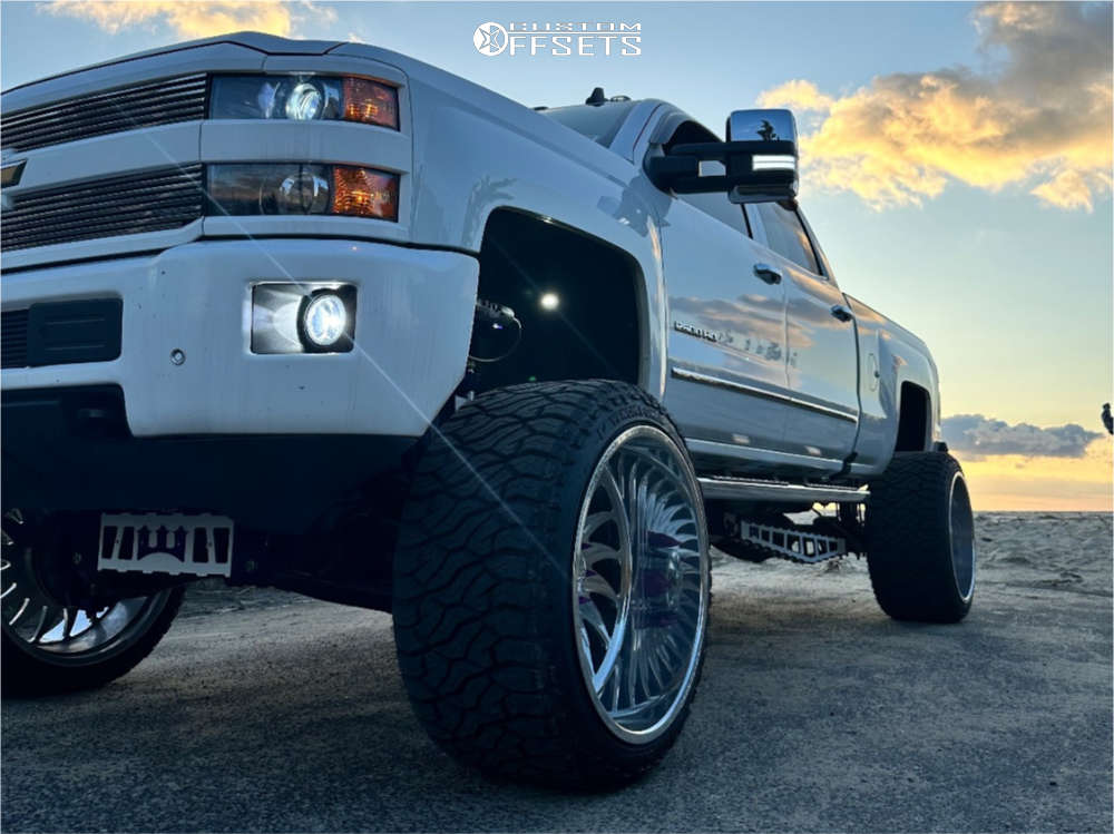 2019 Chevrolet Silverado 2500 HD with 26x16 -101 KG1 Forged Phoenix and ...