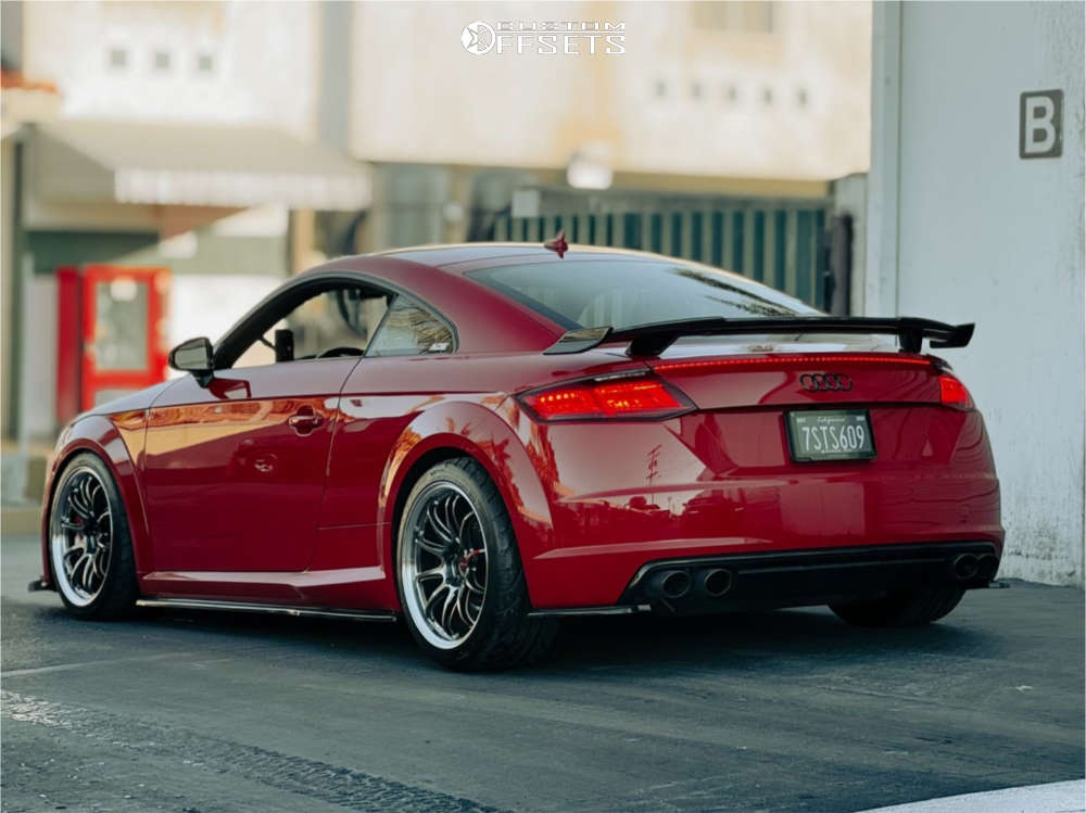 2016 Audi TTS Quattro with 18x9.5 38 Work Zr10 and 265/35R18 Accelera ...