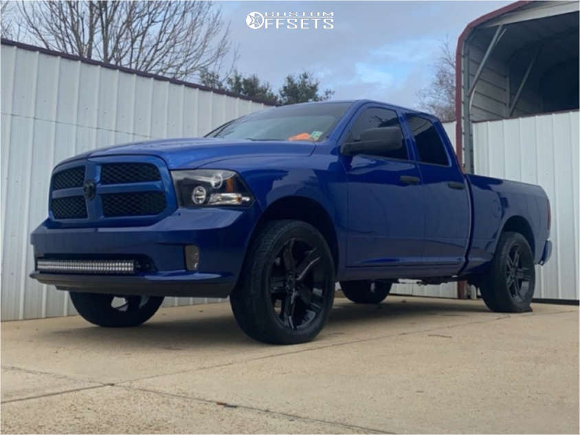 2015 Ram 1500 with 22x9 20 Factory Reproductions Fr69 and 305/45R22 ...