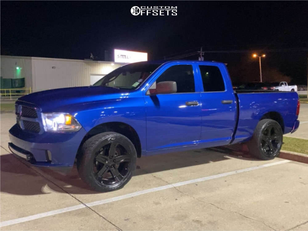 2015 Ram 1500 with 22x9 20 Factory Reproductions Fr69 and 305/45R22 ...